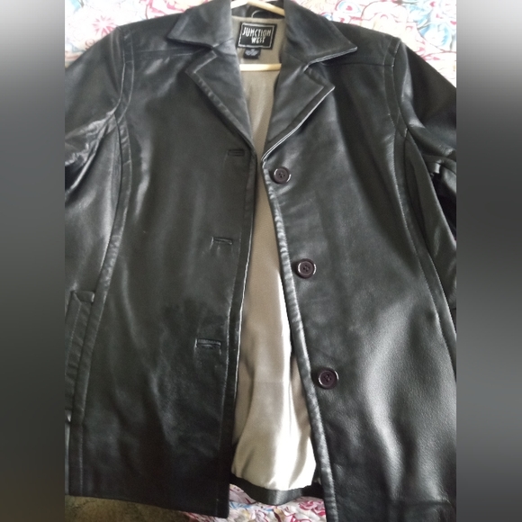 Junction West | Jackets & Coats | Junction West Black Leather Blazer ...